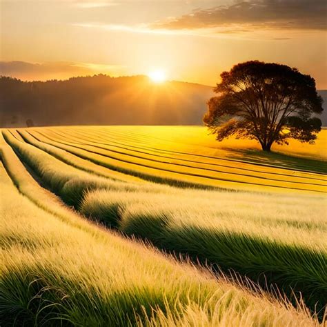 Premium Ai Image A Beautiful Grass Wheat