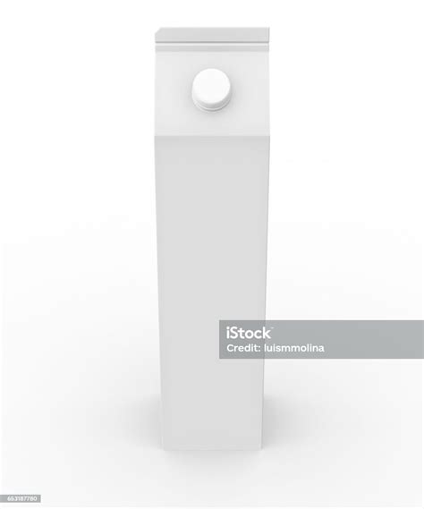 빈 우유 또는 주스 판지 상자 흰색 배경에 있습니다 3 차원 렌더링 0명에 대한 스톡 사진 및 기타 이미지 0명 공란