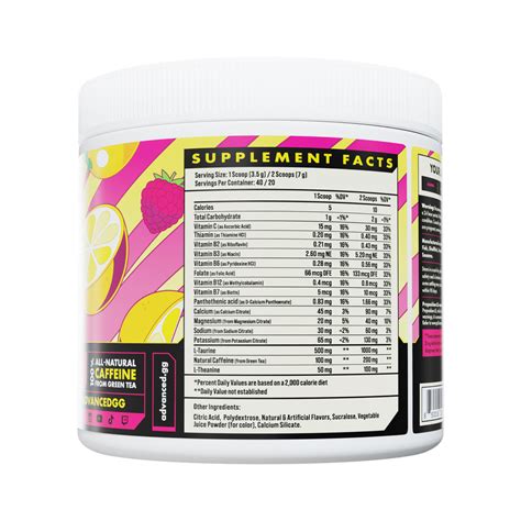 Raspberry Lemonade Energy