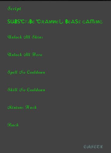 New Script All In One Future Mobile Legend.lua - LUA scripts - GameGuardian