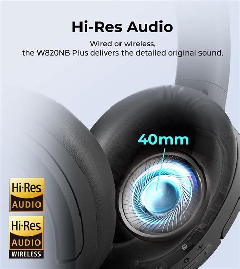 Edifier W820nb Plus Hybrid Active Noise Cancelling Headphones Ldac