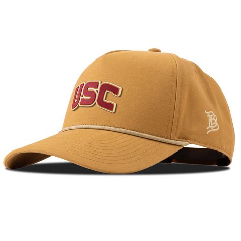 University Of Southern California Usc Block Canvas 5 Panel Rope Branded Bills
