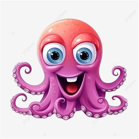 章魚怪物卡通 卡通片 动物 有趣的png去背圖片素材免費下載，免摳圖設計圖案下載 Pngtree