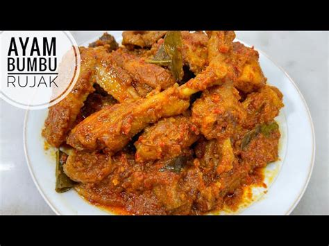 Resep Ayam Bumbu Rujak Jawa Timur Khas Resep Dapur Bunda