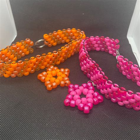 Kandi Choker With Star Charm Etsy