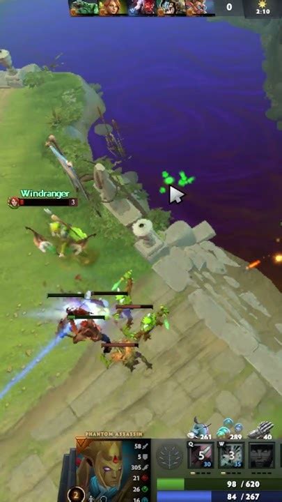 Phantom Assassin Vs Windrunner When They Fight 😂 Youtube