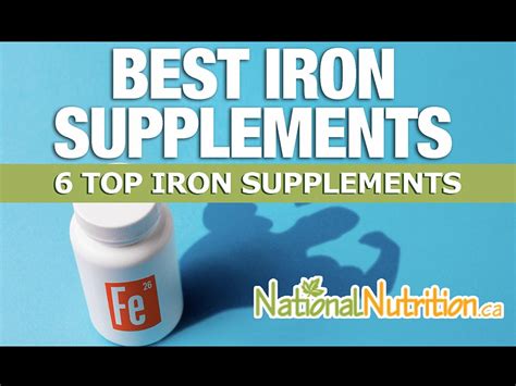 Best Iron Supplement To Improve Energy From NationalNutrition Ca