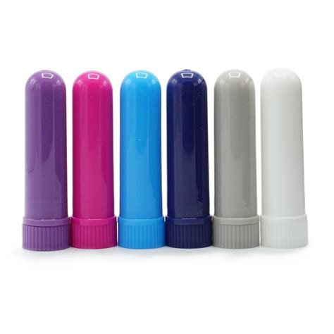 Nasal Inhalers Mixed Colour 6 Pcs For Oils