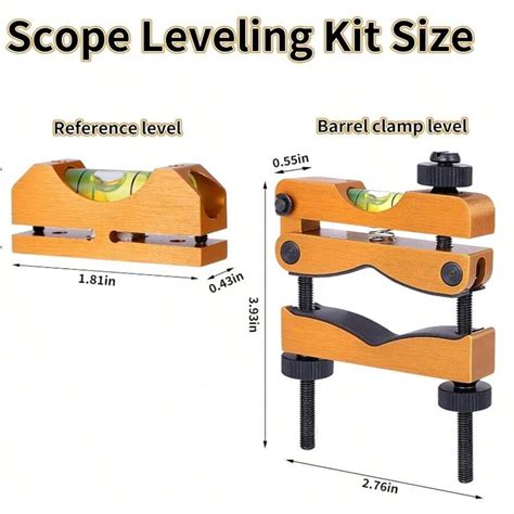Scope Leveling Kit Magnetic Scope Level Scope Mounting Kit Bubble