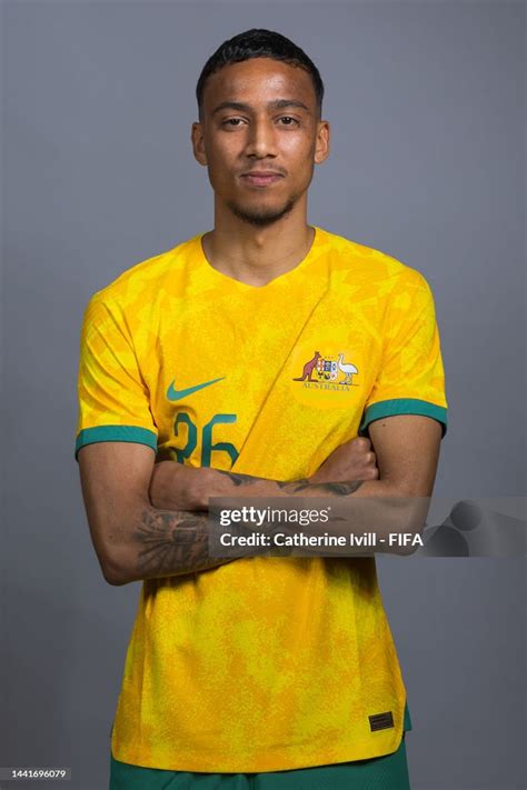 Keanu Baccus Of Australia Poses During The Official Fifa World Cup