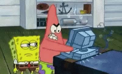 Patrick Star Stupid Computer  Patrick Star Stupid Computer Angry