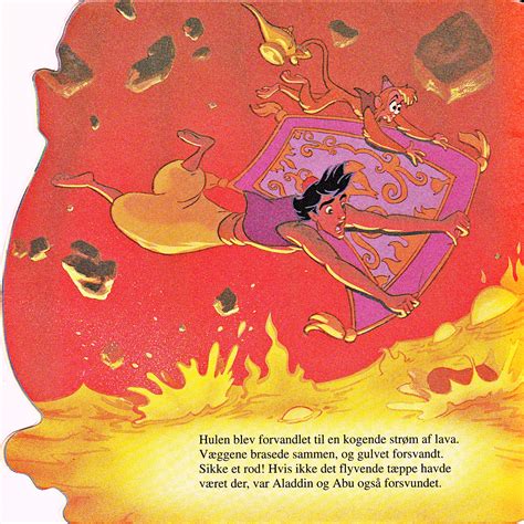 Walt Disney Book Scans Aladdin The Genies Tale Danish Version