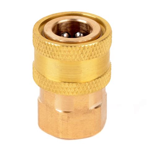 1 PZ 1 4 hembra NPT adaptador de conexión rápida de latón acoplador