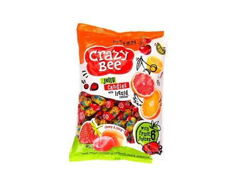 Cukierki Roshen Crazy Bee Owocowe Galaretki 1kg 9122334605