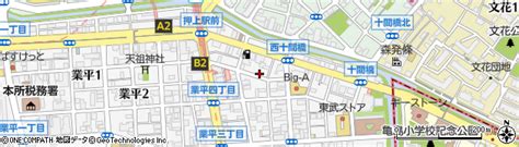 東京都墨田区業平4丁目14 13の地図 住所一覧検索｜地図マピオン