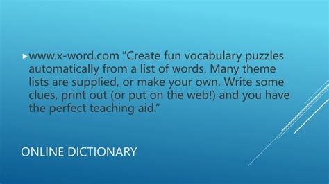 online dictionaries pptx
