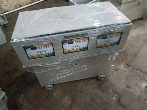 Three Phase Digital Controller Servo Voltage Stabilizer 1000 Kva At