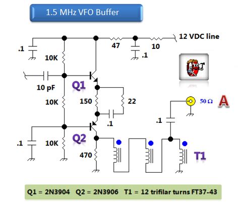 1 5 Mhz Vfo Buffer Signal Processing Circuit Diagram