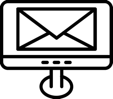 Symbol Für Die E Mail Vektorlinie 8897395 Vektor Kunst Bei Vecteezy