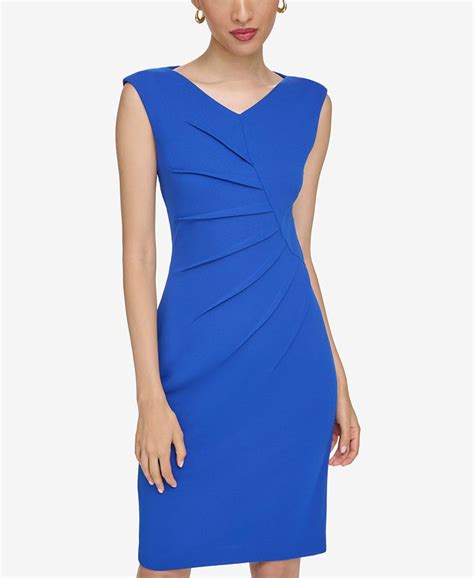 Calvin Klein Petite Sleeveless Starburst Sheath Dress Macys