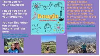 How Small Is An Atom Slides By Bougie Science Lessons Tpt