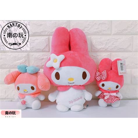 【nantoy南の玩】🔥現貨🔥美樂蒂娃娃｜my Melody｜三麗鷗｜sanrio｜san X｜扁型抱枕｜約30公分 蝦皮購物