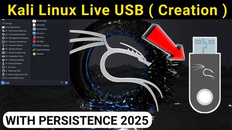 How To Make Kali Linux Live Usb With Persistence 2025 Kali Linux For Beginners Youtube