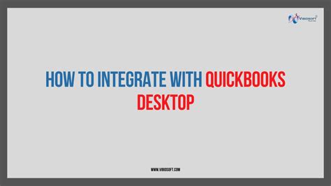 how to integrate with quickbooks desktop
