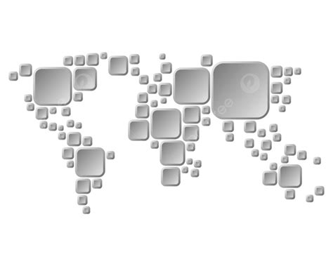 World Map Gray Grey Silver Photo Background And Picture For Free