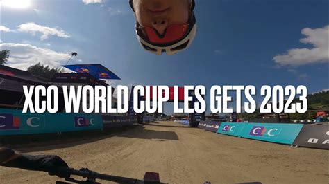 2023 Les Gets UCI MTB World Cup Course Preview GoPro Lap YouTube