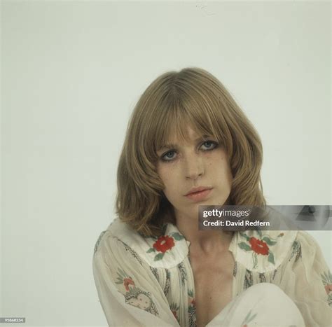 Singer Marianne Faithfull Poses In A Dress By Ossie Clark In 1973 News