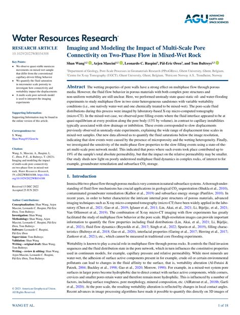 Imaging And Modeling The Impact Of Multi‐scale Pore Connectivity On Two‐phase Flow In Mixed‐wet