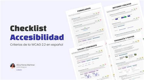 Checklist Accesibilidad en Español | Figma