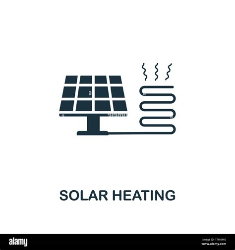 Solar Heating Icon Premium Style Design From Urbanism Collection Ux And Ui Pixel Perfect