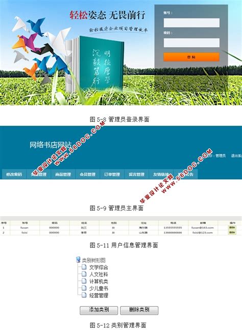 网络书店网站的设计与实现jspmysql含录像javaweb56设计资料网