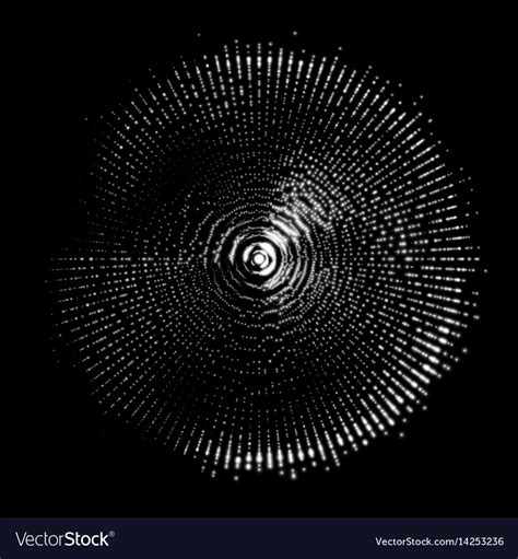 Abstract Grayscale Sphere Mesh Royalty Free Vector Image