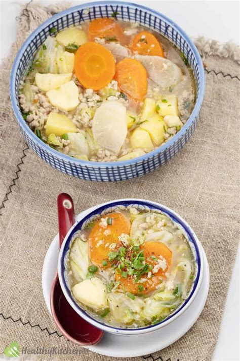A Healthy Asian Cabbage Potato Soup Recipe That Goes Well With Rice