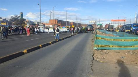 Protestas Hoy En Bogotá Portal Américas Estaciones De Transmilenio