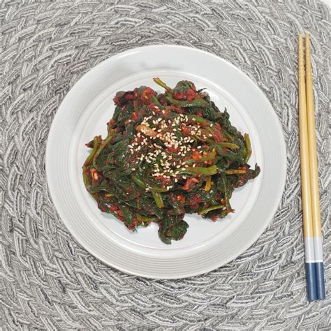 고추장 시금치무침 제철 밑반찬