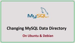 Changing The Default Mysql Data Directory On Ubuntu Tecadmin