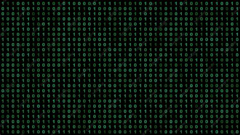 Premium Photo Abstract Futuristic Cyberspace With Binary Codedigital