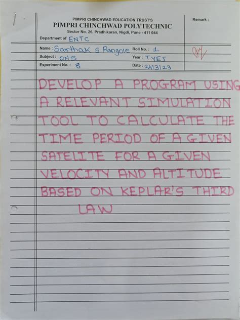Ons 8th Practical Pdf Orbit Equations