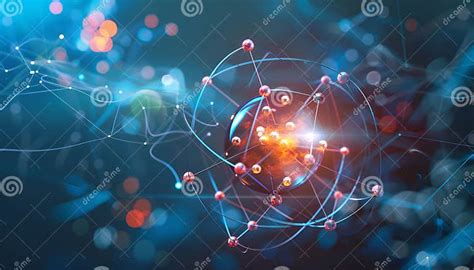 Visualization Of Atomic Structure With Electron Orbiting Nucleus