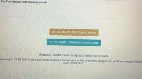 Begini Cara Cetak Kartu Pendaftaran CPNS Dan PPPK Di Sscasn Bkn Go Id