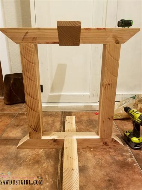 How To Cut A Half Lap Joint On A Table Saw Sawdust Girl®