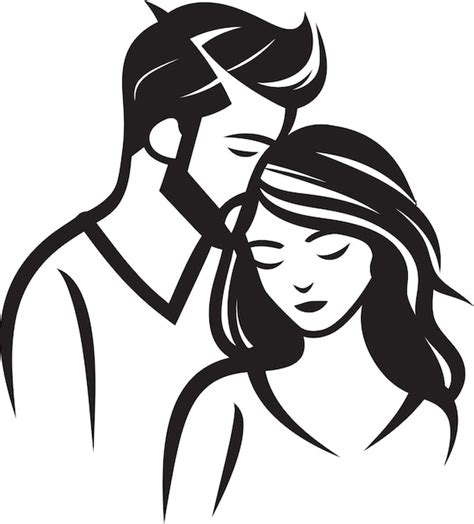 Premium Vector Expressive Elegance Crafted Couple Stories