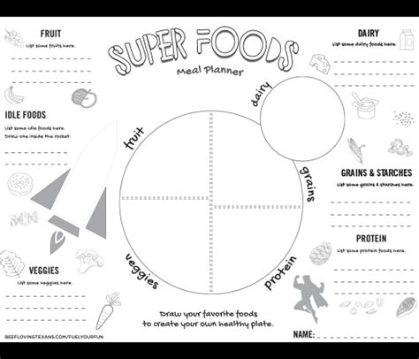 Make Your Own Plate Worksheet