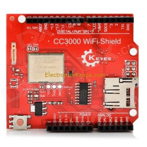 Keyes Cc3000 Wifi Shield Compatible With Arduino Uno R3 Mega 2560