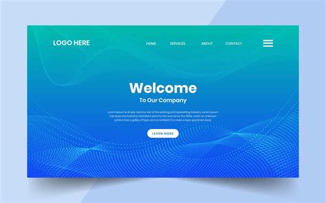 Premium Vector Technology Abstract Welcome Banner Background Website