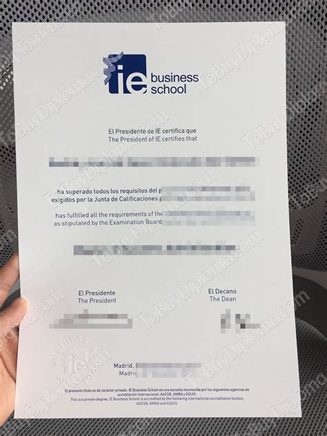 Bright Way To Get The Ie Business School Fake Diploma